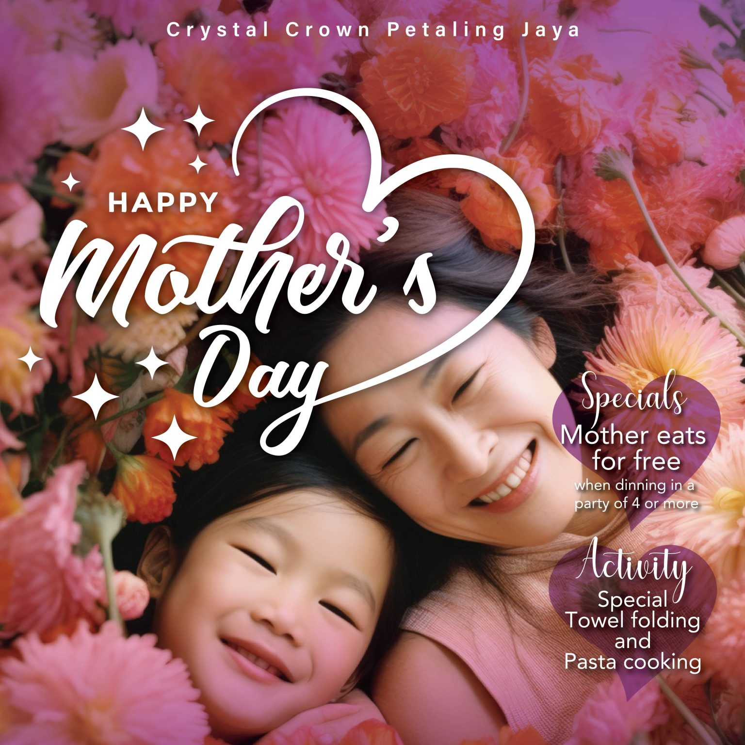 Happy Mother's Day - Crystal Crown Hotel Petaling Jaya